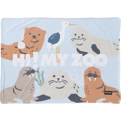 【HI!MYZOO-ポップで大人かわいいアニマルデザイン】水辺や森に暮らす動物たちをモチーフにした、カラフルで遊び心のあるデザイン。かわいいだけでなく、少し落ち着きのある色味で大人のインテリアにもなじみます。 【ひんやり気持ちいい接触冷感生...