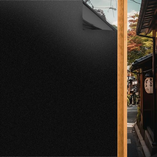 純黒・超遮光遮光プライバシー保護:当社の窓用プライバシーフィルムは、自然光を100%遮断し、黒のマットがプライバシーを高め、昼間を夜のように感じさせ、日中に睡眠をとる必要がありプライバシーが必要な人に適しています、外の光を効果的に遮断し、夜...