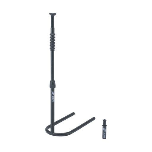 素材:スチール、ゴム 高さ70~98cm、正面幅23cm、奥行44cm、 重量:約2.0kg