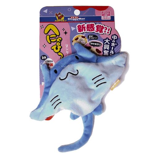 ●へにゃへにゃぬいぐるみの愛犬用玩具。 ●ぬいぐるみの中にある鳴き笛入りのボールもぬいぐるみで固定されていない。 ●中のボールを噛もうとすると動き、噛めればピッと鳴る。 ●思わず振り回したくなるへにゃへにゃぬいぐるみ。 ●へにゃっと触感、ボ...