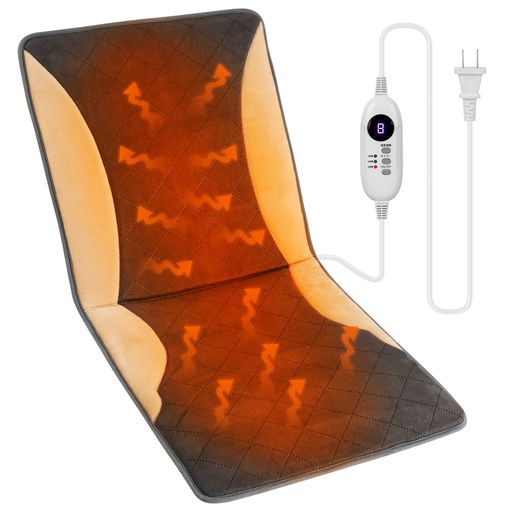 【9段階温度調節&amp;スピード加熱】本製品は家庭用コンセント式の電気ホットマットです。USB式に比べて安定した電力供給ができ、より広い面積を効率よく加熱できる点が特長です。温度は約25°C〜50°Cの9段階から細かく調節でき、体質や使用...