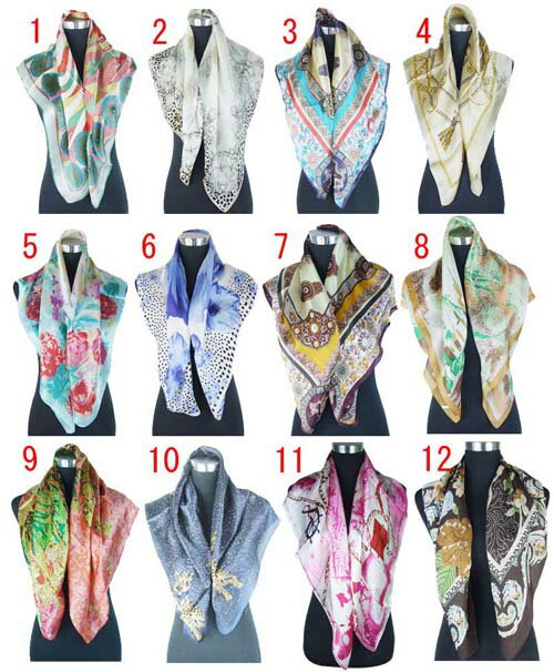 やさしいskin kiss そのソフトな肌ざわりの感動 さわやかな春風とともに漂うシルク、多彩なスカーフの優しさ あなたの笑顔、美肌、美髪と映しあい。 シルクのやわらかさでストレスの解消にもなるでしょうサイズ 88cm×88cm 材料 高級...