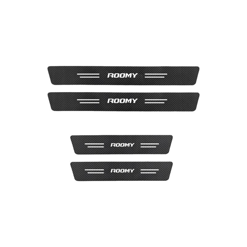 【Yamlten】ROOMY ルーミー サイドステップガード 4点セット スカッフプレート サイドモール 高級雰囲気 保護 傷防止 ひっかき傷 傷隠し 防汚れ【対応車種】ルーミー専用設計、ルーミーモデルに対応。ご使用前にお客様のご愛車と画像...