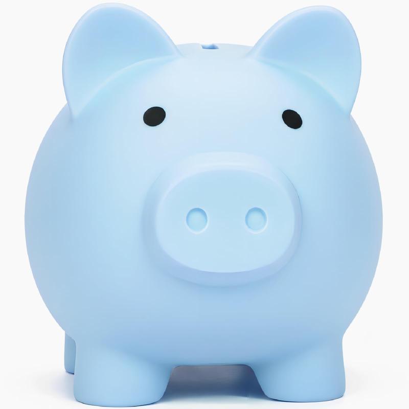 Sbrvaniy貯金箱 男の子と女の子のための貯金箱 私の最初の壊れないプラスチック貯金箱 S/M/L サイズ デコレーション 節約 クリスマス イースター 誕生日プレゼントかわいい貯金箱 - この愛らしい貯金箱でお子様のためにお金を節約し...