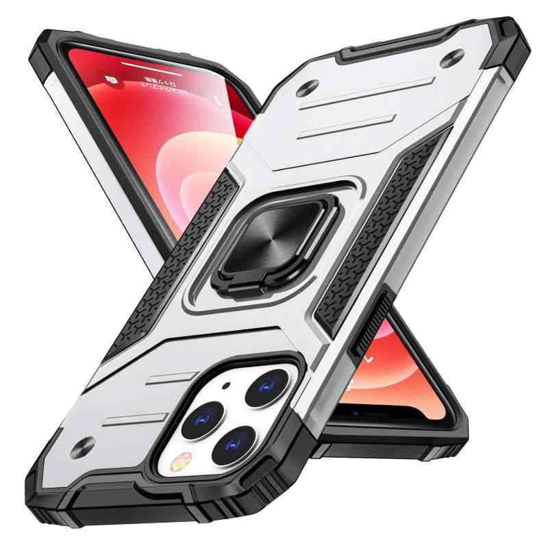 WACJOSD 対応 iphone 11Pro 用の ケース リング 耐衝撃 衝撃吸収 米軍MIL規格取得 レンズ保護 TPU+PC リングつき 指紋防止 車載ホルダー対応 スタンド機能 防塵 薄型 軽量 落下防止 擦り傷防止 11Pro ...