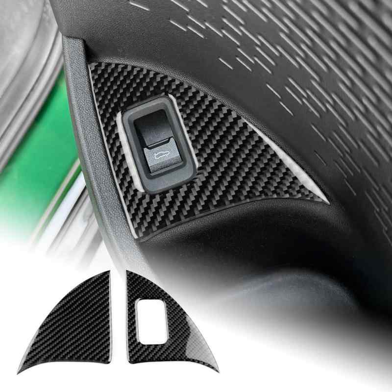 AIRSPEED ミニ カントリーマン U25 MINI Countryman 2024-UP 専用 アクセサリー カーボンファイバー 内装 カスタム パーツ カートランクスイッチボタンステッカーステッカー ガーニッシュ カッコいい 【車種...