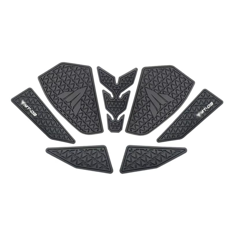 適用MT-03 MT 03 2020-2022オートバイの付属品新しいゴムタンクパッドのステッカーキットの保護はステッカーボディの防滑保護を厚くしますステータス：100%新品材質：上質ゴム特徴：衝突や傷を装飾・修復し、悪天候、洗濯、紫外線を...