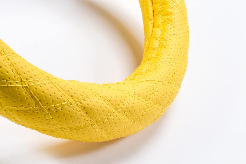 Azur ハンドルカバー アコードワゴン ディンプルイエロー M「Azur」人気のハンドルカバー