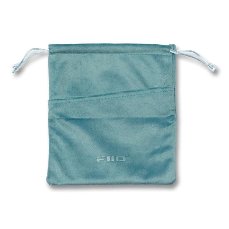 FIIO DM13 Storage bag Blue FIO-ST-DM13-L【日本正規店より発送】ストレージ バッグ 袋DM13の収納に便利なストレージバッグベルベット生地採用、ポケット付きカラーはブルーとブラウンの2色約180mm×2...
