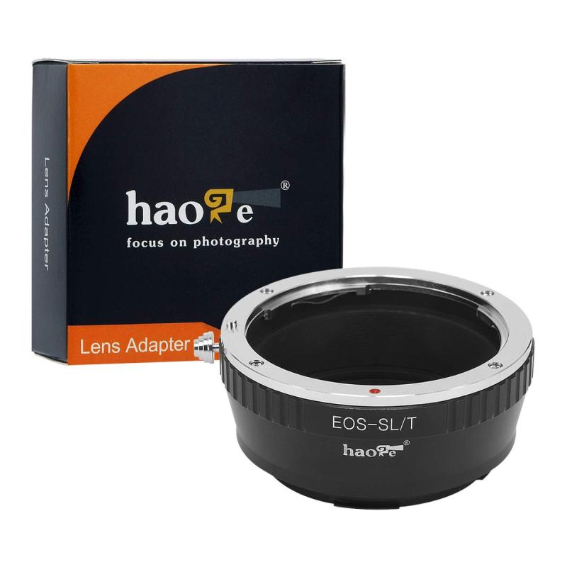 Haoge マニュアルレンズマウントアダプター キヤノン Canon EOS EF EFSレンズ - Leica ライカ Lマウントカメラ用 T, Typ 701, Typ701, TL, TL2, CL (2017), SL, Typ 6...