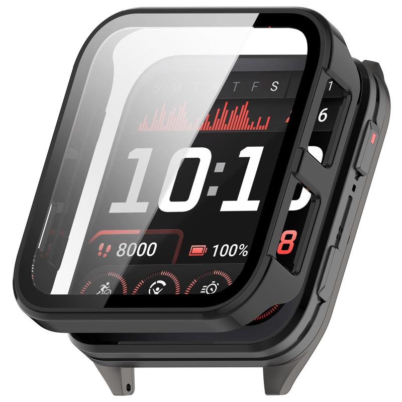 YAODLE For GARMIN Venu X1 カバー ガーミン Venu X1 ケース PC素材 カバー ガラスフィルム一体型 全面保護 二重構造 防塵 日本旭硝子材 キズ防止 軽量対応機種：本製品は強化版のGARMIN(ガーミン) ...