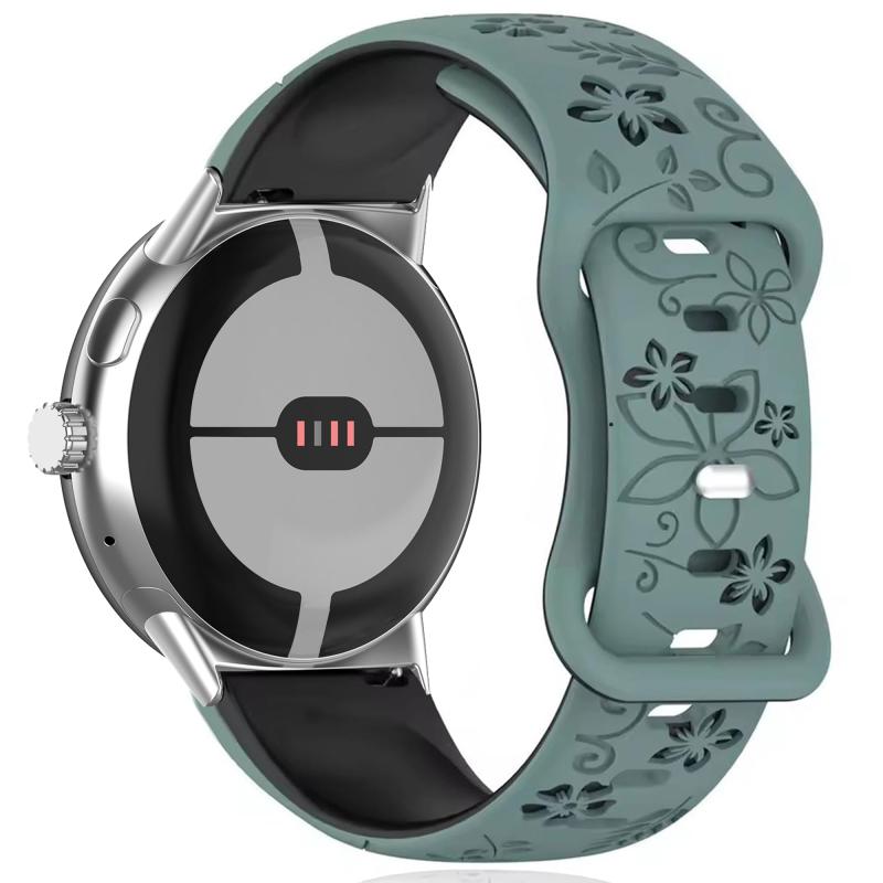 [MELEJIA] For Google Pixel Watch 4 41mm / Pixel Watch 3 / 2 / 1 41mm バンド コンパチブル グーグルピクセルウォッチ 交換ベルト シリコン製 交換バンド スポーツ 長さ調節...