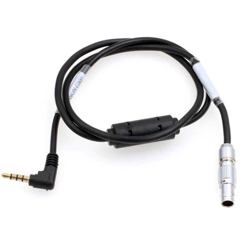 HangTon ランストップコントロールケーブル 7ピン - 3.5mm Canon C300 Mark II カメラ - Tilta Nucleus-M モーターコネクター:3.5mmから0B 7ピン。Tilta Nucleus-M独自の...