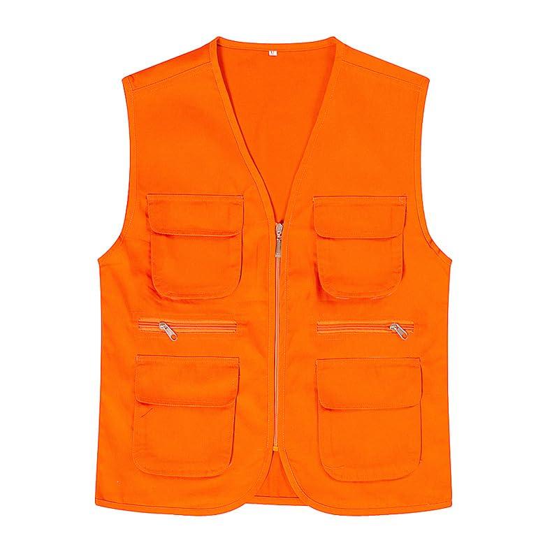[the largest selection] ワーク ベスト Work Vest ユニホームベスト 無地ツイル＆メッシュポリエステルツイルとメッシュ素材のワークベスト無地とリフレクター付きなど様々なタイプイベント、ユニホーム、日常着のアク...