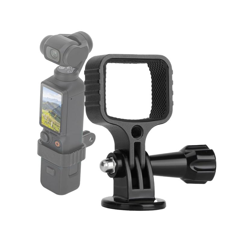 Kimyoaee Osmo Pocket 3 用 三脚アダプター CNCアルミニウム製 拡張マウントアダプター ブラケット ブラケットオスモポケット3 用アクセサリー