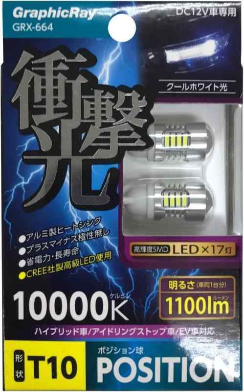衝撃光LEDポジション球17灯 GRX-664T10