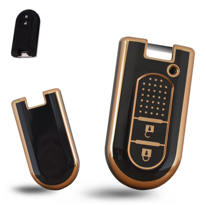 [SANRILY] ダイハツ向けの キーケース キーホルダー キーカバー キー保護 タント ムーヴ ムーヴカスタム ムーヴ キャンバス ウェイク タンク ルーミー パッソ ピクシス等に適用 高級 保護 落ち