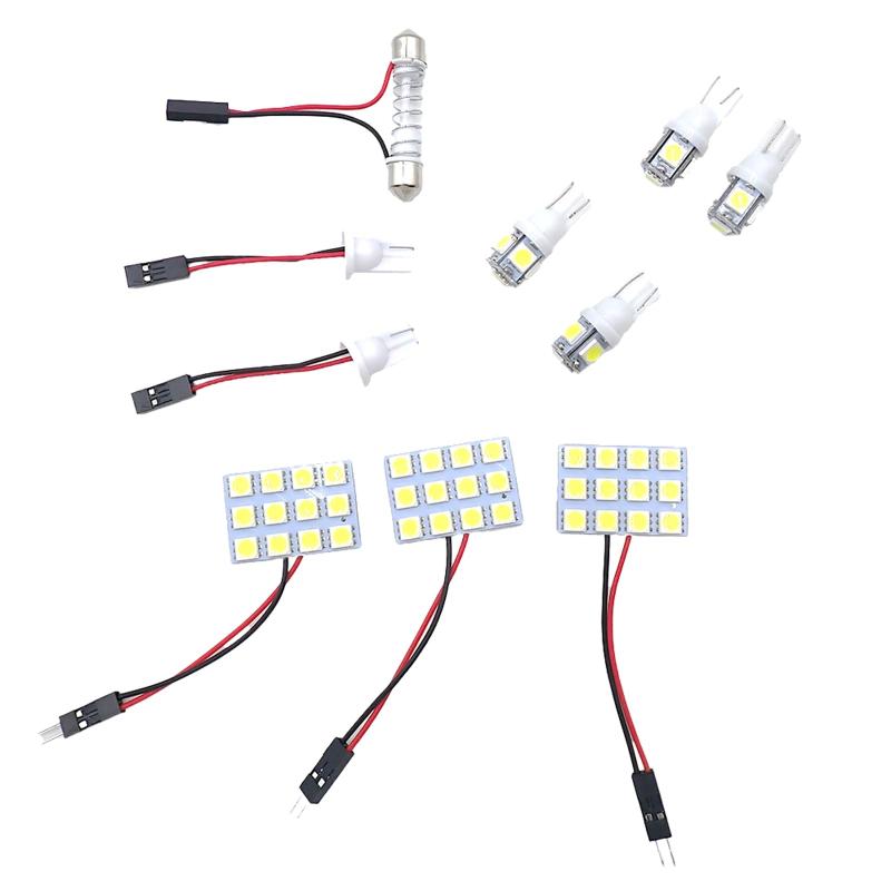 Wellvie classy ムーヴキャンバス LA800S 810S LEDルームランプセット 7点 ルームランプ 室内灯 ポジションランプ ナンバーランプ ホワイト カスタム 明るい 車 [並行輸入品]【適合車種】 ムーヴキャンバス L...