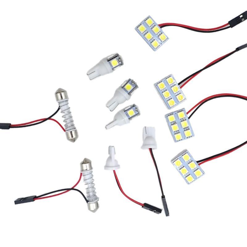Wellvie classy バモス HM1 2用 7点セット LEDルームランプセット SMD ルームランプ 室内灯 ポジションランプ ナンバーランプ ホワイト カスタム [並行輸入品]【適合車種】 HM系 HM1 HM2 その他全HM系...