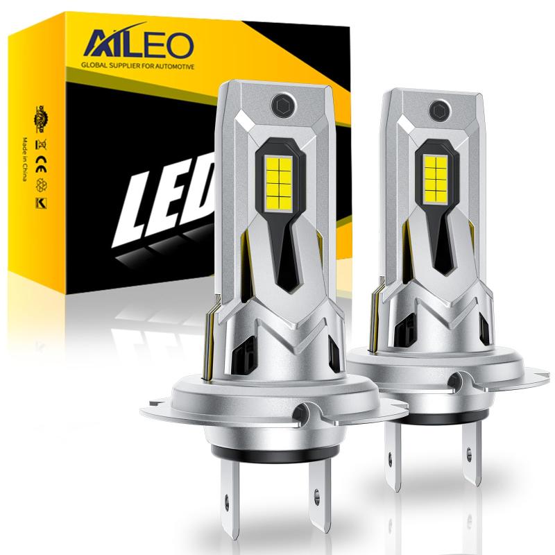AILEO 9005/9006/9012/H4/H7/H11 LEDヘッドライト 車用バルブ 爆光 18000LM 高輝度 70W/ペア 6000Kコールドホワイト発光色 1:1サイズ 放熱速い プラグ＆プレイ 新車検対応