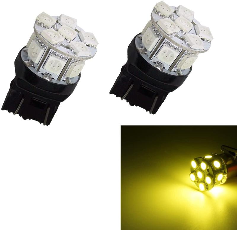 T20 7443 自動車用 LED バブル 12V ターンシグナルランプ サイドマーカー ブレーキランプ バックランプ テールランプ