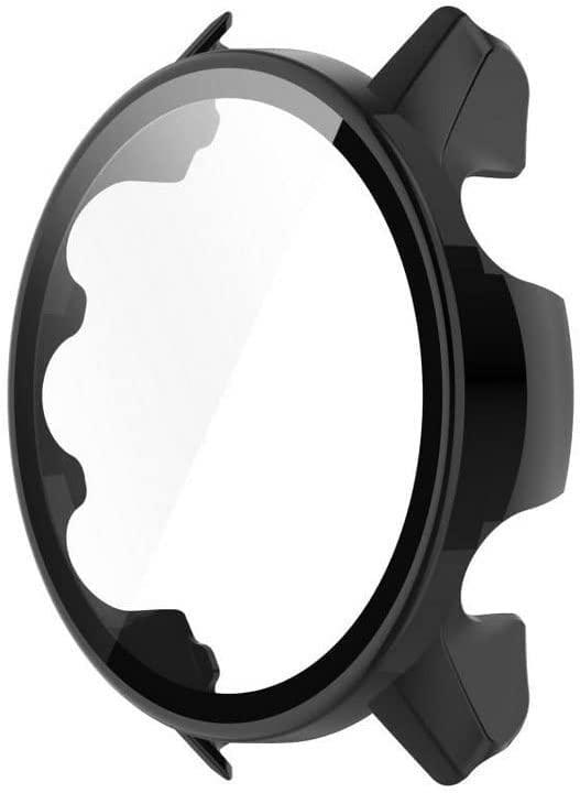 【Fotee】スマートウォッチ保護ケース・Garmin Forerunner 955用 ケース カバー ガラスフィルム付き 全面保護 液晶保護ケース フィルム一体 ハードケース ガーミン フォアランナー (Forerunner 955, ブ