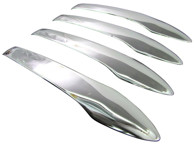 BRIGHTZ ハリアー MXUA80 MXUA85 超鏡面ステンレスメッキドアハンドルカバーノブ 4PC ハーフタイプ 【 PRIUS50－NOBU－HS－A4B0C0 】 XUA80 XUA85 UA80 UA85 A80 A85 80...