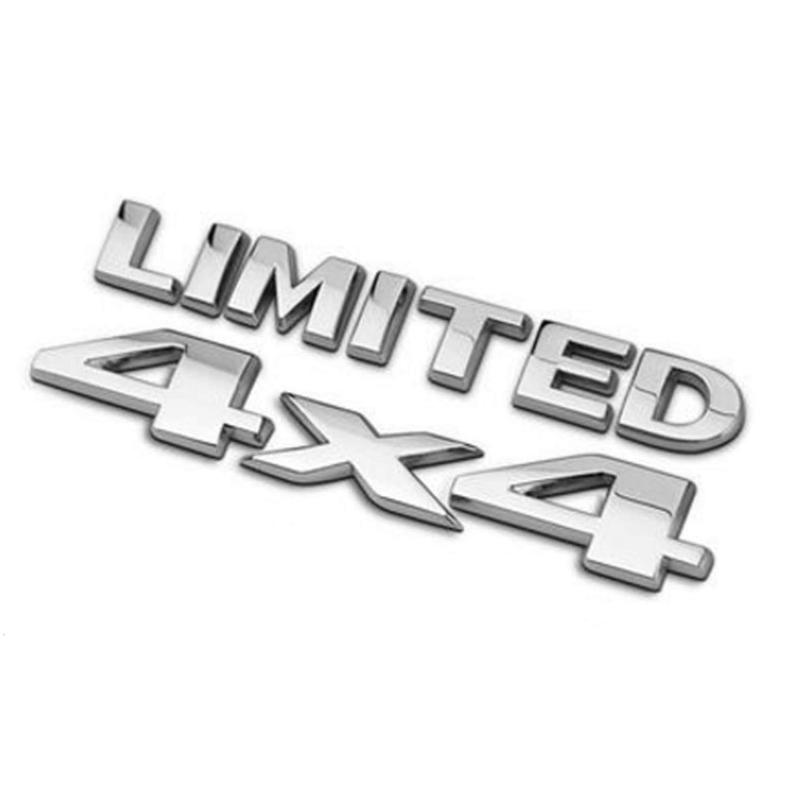 Dsycar 4 X 4 +クロームロゴ3Dエンブレムロゴステッカーネームプレートバッジ素材： 亜鉛合金クロム。4X4のサイズ： 14×2.1cm /5.51× 0.82インチ。”LIMITED”のサイズ： 13.7×1.7cm /5.27...
