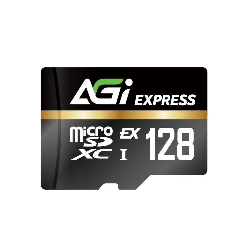 AGI TF 338 Micro SDXC Express 128GB 256GB UHS-I U3 V30 C10 R/W up to 800/700 MB/s