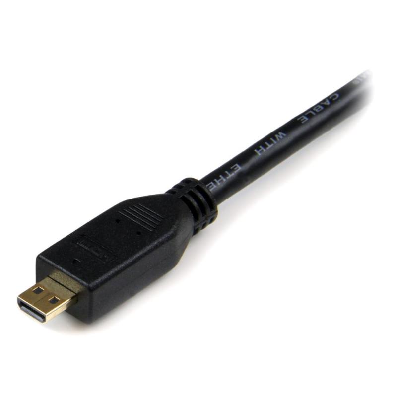StarTech.com 91cm ハイスピードHDMIケーブル(イーサネット対応) HDMI(オス) - HDMI Micro(オス) HDMIADMM3