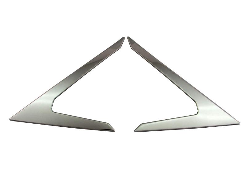 BRIGHTZ ハリアーハイブリッド AXUH80 AXUH85 超鏡面ステンレスメッキリアサイドガーニッシュ 2PC 【 SID－ETC－MID－003 】 XUH80 XUH85 UH80 UH85 H80 H85 80 85同一商品で...