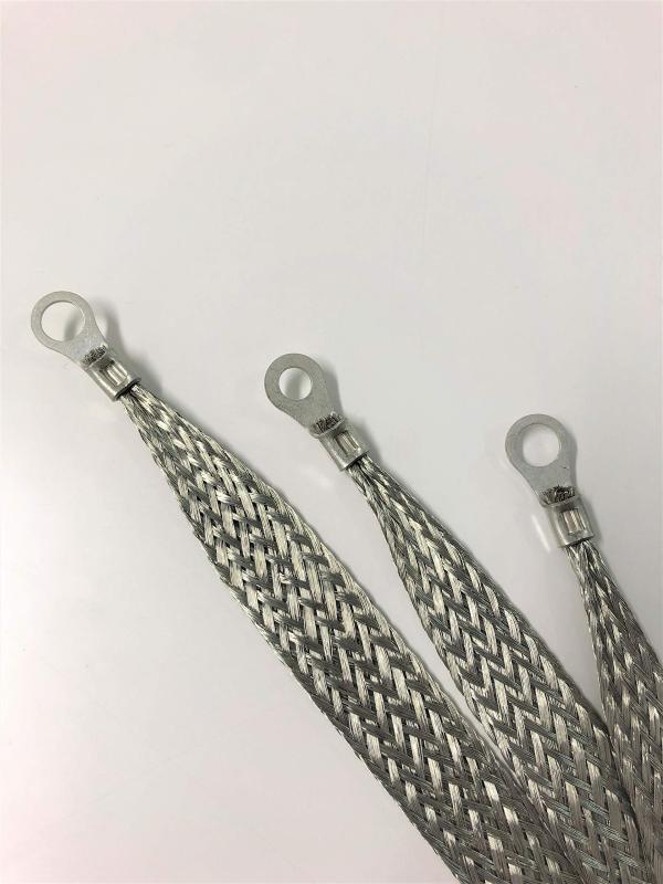 清和工業 日本製 汎用マフラーアース 15sq 3本セット（250mm・300mm・350mm）