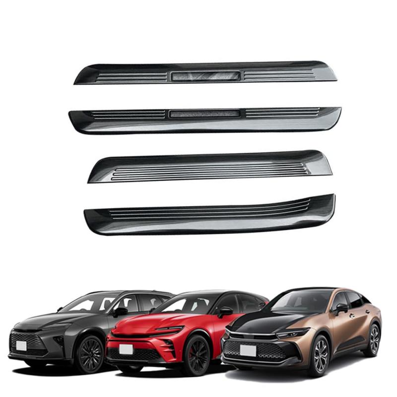 FOR 新型 クラウンエステート RS Z (Crown Estate) (2025年3月～現行) スタムパーツ エクステリアドアシルストリップ ステップカバー ドアスカッフプレートステンレス鋼材料 車種専用設計スクラッ▶【適応車種】FOR...