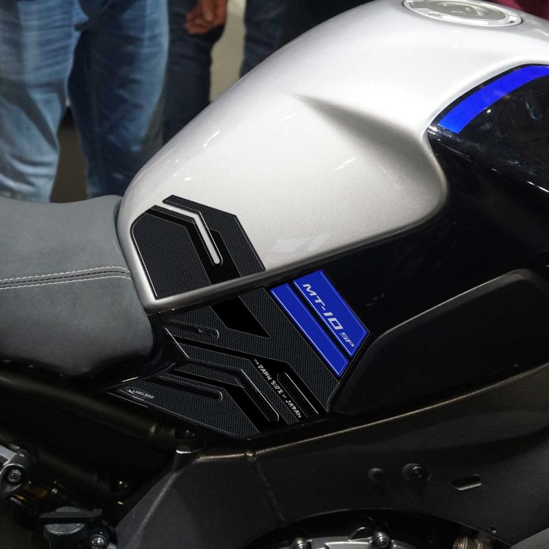 labelbike - 3Dバイクタンクサイド保護樹脂ステッカー と互換性のある Yamaha MT-10 2022-2025