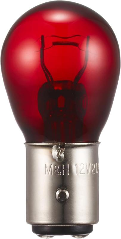 M&amp;Hマツシマ 電球 12V 21/5W レッド S25 BAY15D 2個入 A3407RE ライト バルブ商品モデル番号:B・P A3407RE梱包サイズ:12.6 x 6.6 x 2.8 cm商品の重量:22 gボルト数:12...