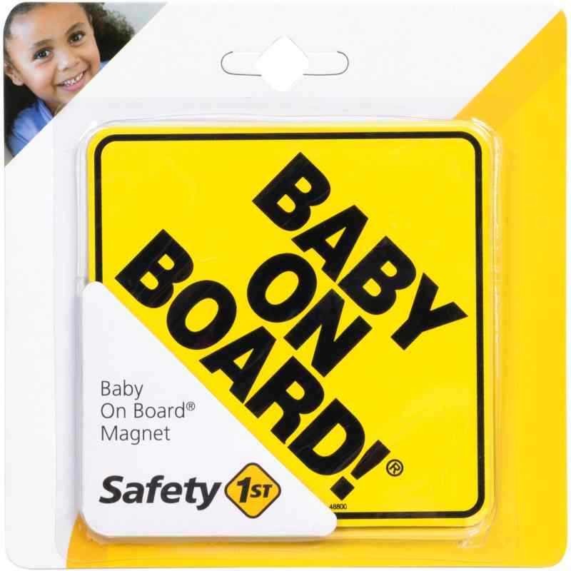 Safety 1st Baby On Board 赤ちゃんが乗ってます マグネットステッカー [並行輸入品]車の窓に「赤ちゃん乗車中」ステッカーを取り付けて他のドライバーに安全運転を注意喚起