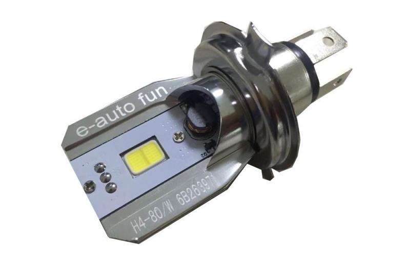 e-auto fun バイク用LEDヘッドライト Hi/Lo切り替えタイプ ホワイト 800Lm H4タイプ 12W9669800Lm H4タイプ 12Wバイク用LEDヘッドライト ハイビーム・ロービーム切り替えタイプ 12W 800lm ...