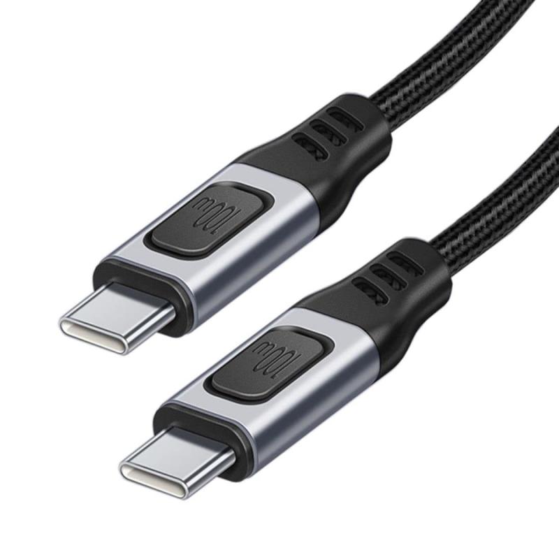 chenyang CY USB-C Type-C オス - USB-Cオス USB 2.0バージョンデータケーブル EマーカーPD対応 100W ノートパソコン&amp;携帯電話用 2.0MType-C USB-C オス→オス USB 2....