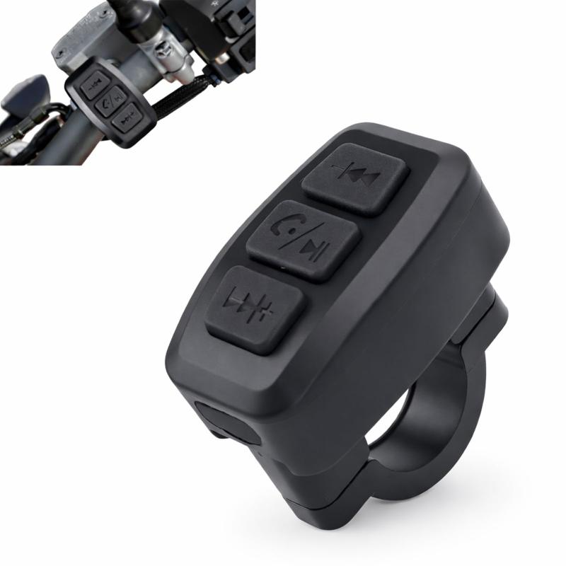 バイクバイク用Bluetoothコントローラー、iOS、Android用IPX6防水携帯電話リモコン、充電式、15M範囲IPX6 防水設計: 屋外条件に耐えるように設計されたこのサイクリング用電話リモコンは、屋外サイクリング中の耐久性と信頼...