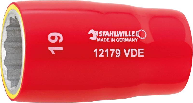 STAHLWILLE スタビレー 差込角1/2SQ 絶縁ソケット 24mm 12179VDE-24差込角("SQ)：1/2サイズ(mm)：241000V絶縁ソケット。