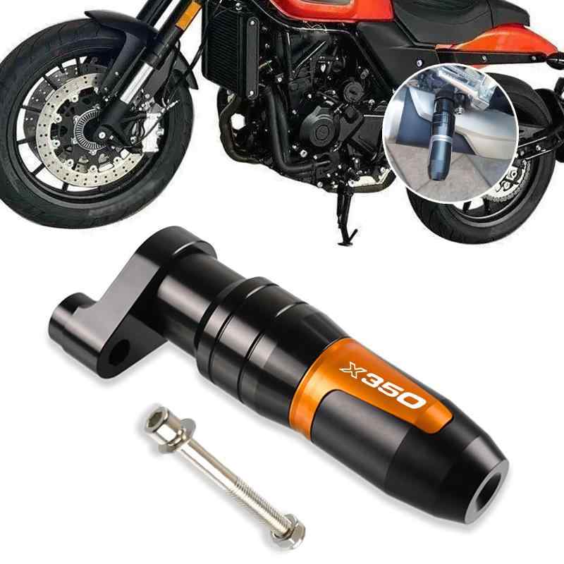 PEDAPENG For X350 バイク用 CNCアルミ合金アクセサリー マフラープロテクター エキゾーストスライダーフレームプロテクター 衝突防止パッド 落下防止パッド X350バイクアクセサリー [並行輸入品状態：[新品] 2種類の取...