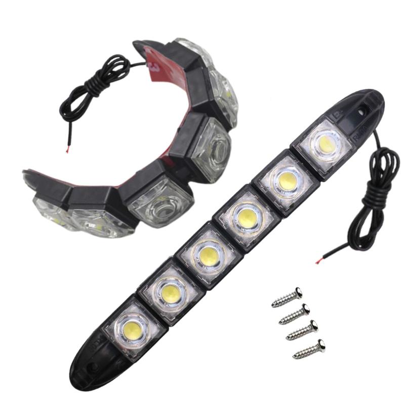 TIGRE BLANC フレキシブル LED デイライト 汎用 曲がる フォグランプ スポット ライト 防水 12V 左右 2個 セット曲面への取付けが可能なLEDデイライト、フォグランプです。伸縮可能なフレキシブルタイプで、グリルなどの隙...
