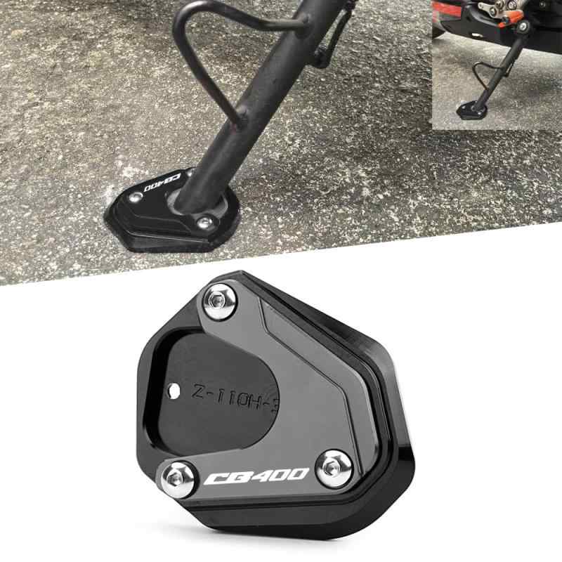FOR CB400 CB400SF 1998-2024 オートバイサイドスタンド延長パッドサポートプレートスタンド拡大