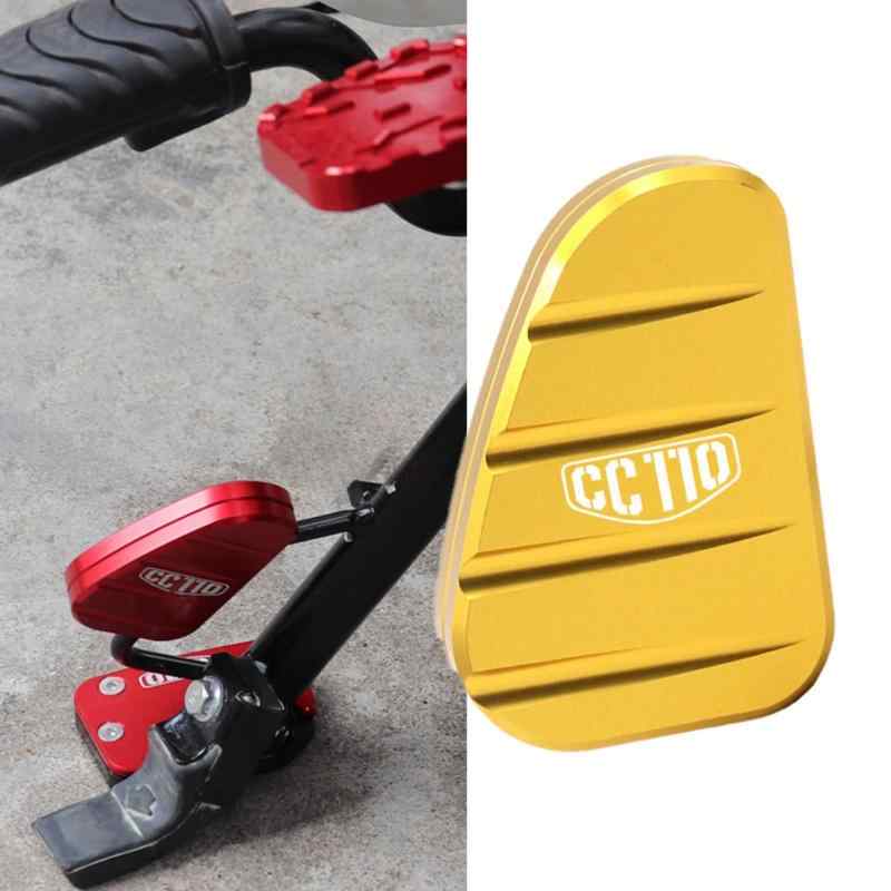 FOR CC 110 Cross Cub 110 CC110 クロスカブ110 2018-2024 2025 オートバイCNCアルミニウムサイドスタンド拡大プレートキックスタンド延長サイドキックアシストブロック サイドスタンド製品名：サイド...