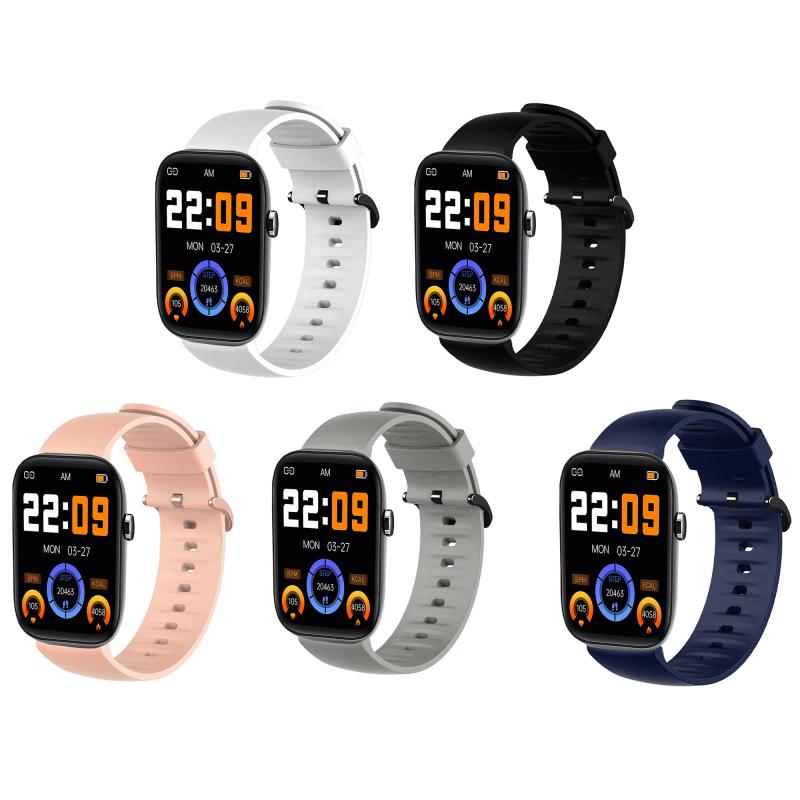 [Lamshaw] for Wapikバンド, シリコン 交換バンド ベルト 対応Wapik X3 1.85インチ スマートウォッチ/ADOSSY X3 1.85インチ スマートウォッチ