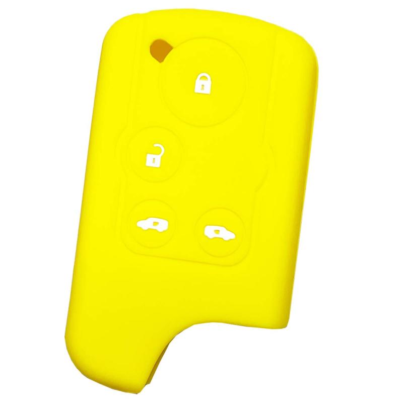 【IKT】ホンダ車用 スマートキー用 シリコンカバー 4ボタン / フリード/エリシオン/など 専用設計でピッタリサイズ傷防止に最適さらさらシリコンで手触り快適本田・HONDA車用 (HS-005)