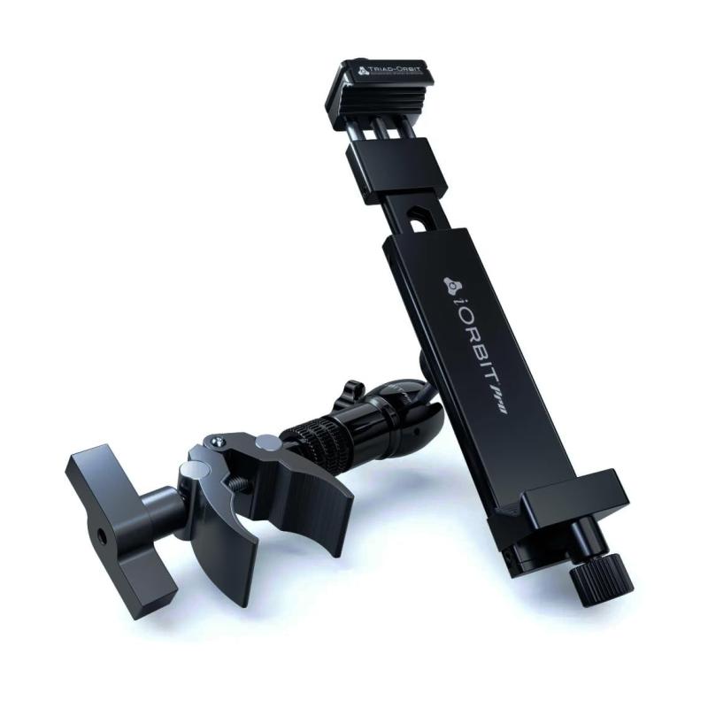 TRIAD-ORBIT（トライアッドオービット） iORBIT PRO 【デバイスの角度を360°自由自在に調節できる『ボールスイベル機構』 IO-C2 ミニグリップクランプ付属 水準器搭載 】スマートフォン タブレッ洗練されたデザインとプ...