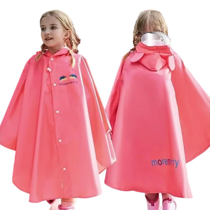 [Joyasslly] レインコート キッズ ポンチョ レインスーツ 女の子 男の子 カッパ子供 レインコート 雨具 レインウェア レイングッズ 自転車通学 徒歩用 防風【反射素材・安全確保】このキッズレインコートは、背中に光が反射するデザ...