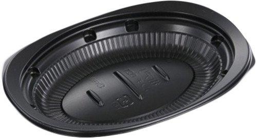 中央化学 日本製 使い捨て食品容器 CT街デリ ランチD21 BK 身 50枚入サイズ:約21.1×14.8×3cm素材：CT（電子レンジ対応）