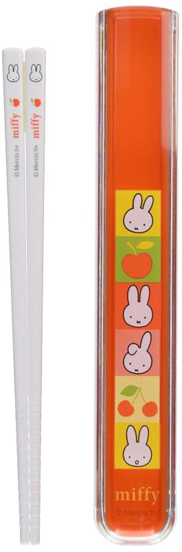 クツワ miffy 箸・ケースセット キッズランチシリーズサイズ:ケース/約W27×D172×H15mm、箸/約165mm重量:約39g材質:ケース本体/ポリプロピレン、ケースフタ・ハシ/AS樹脂生産国:日本セット内容:箸、ケース注意事項:...